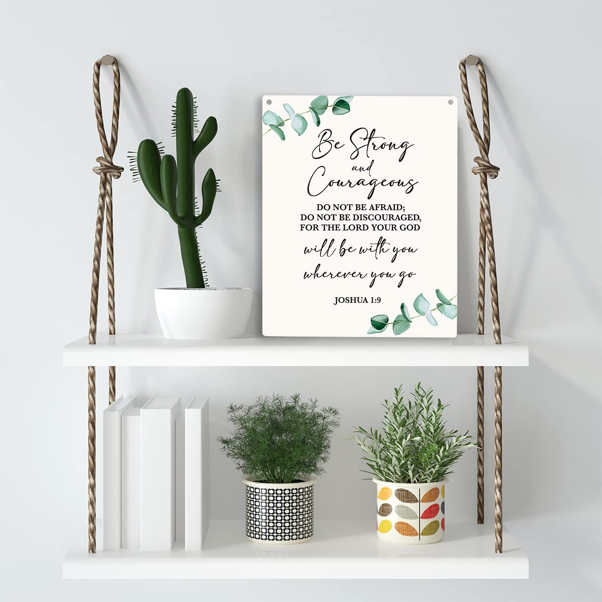 Snapklik.com : Inspirational Wall Art Be Strong And Courageous Do Not ...