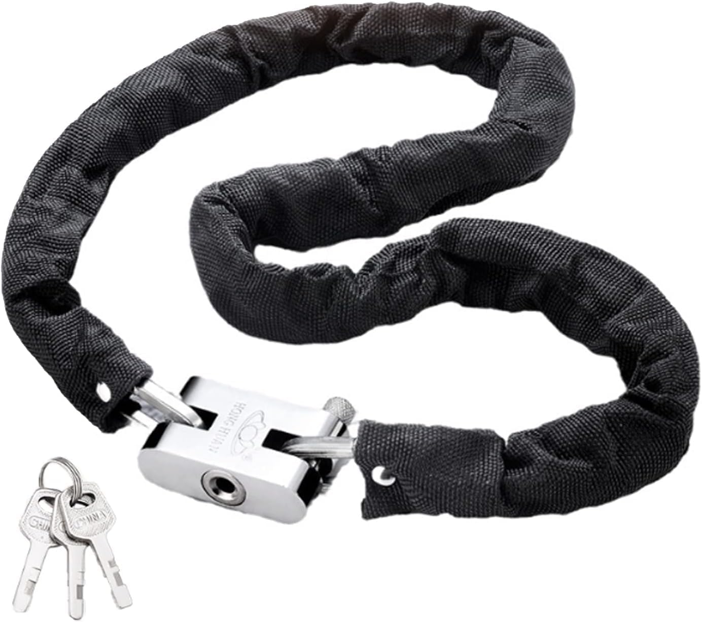Diyife Candados de Cadena Para Bicicleta, [3 llaves/101cm/4mm] Candado ...