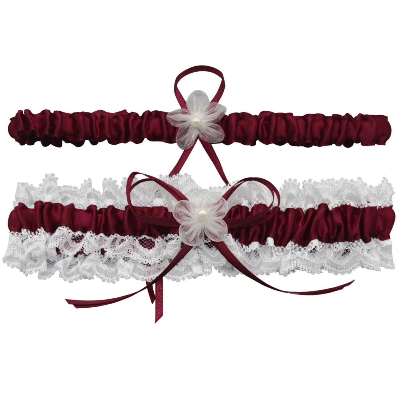 Amazon.com: Ayliss Wedding Garter for Bride Stretch Prom Garters Bridal ...