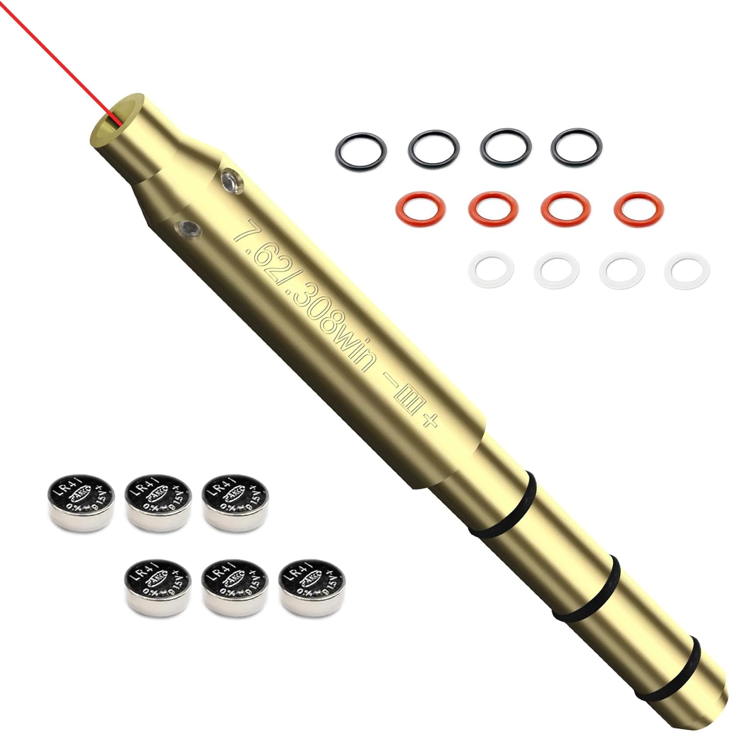 Amazon.com : MOSANDON Red Laser Boresighter for 7.62/.308Win Cal,End ...