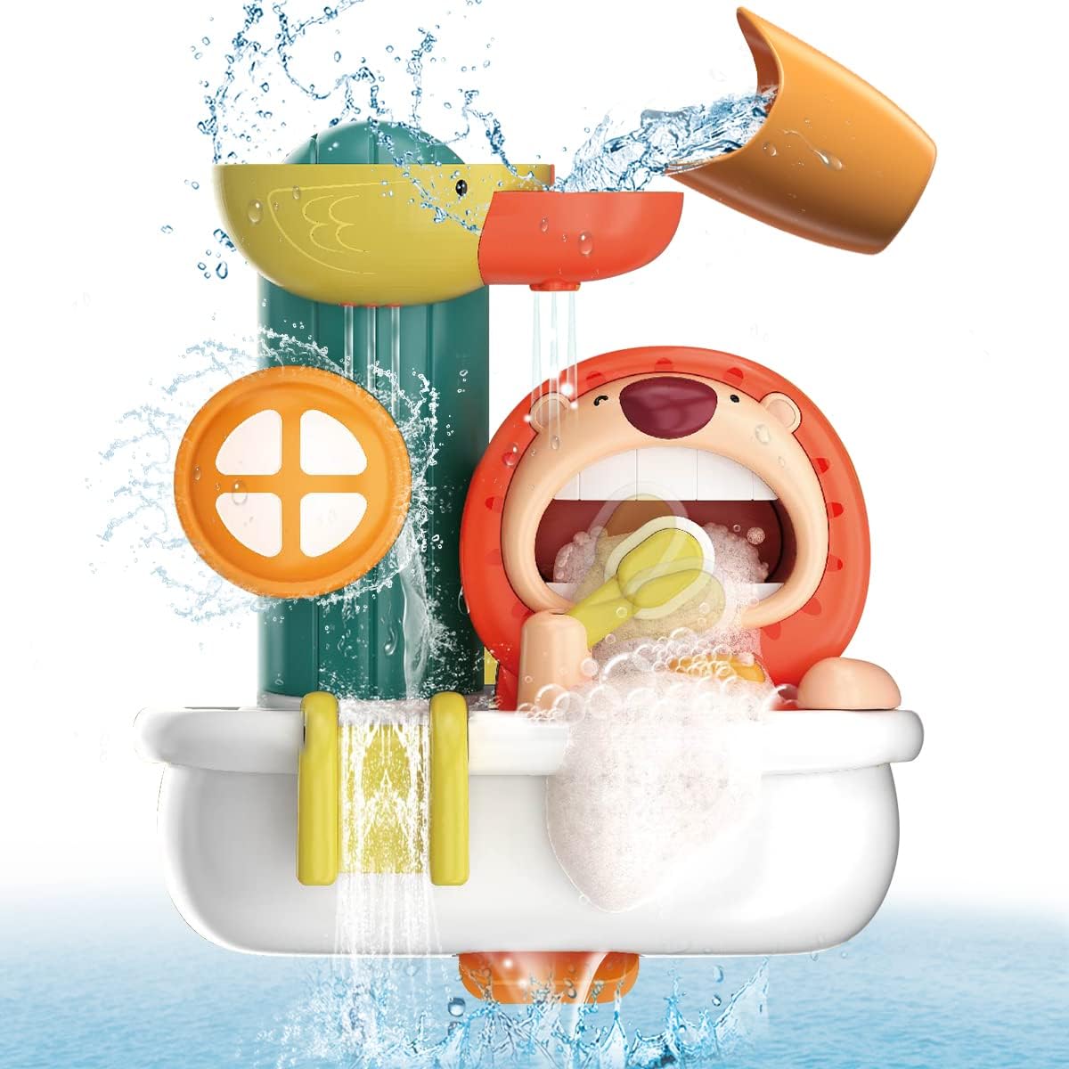 Boon Building Bath Toy Bundle - Gears, Pipes and Tubes, 13 Pieces ...