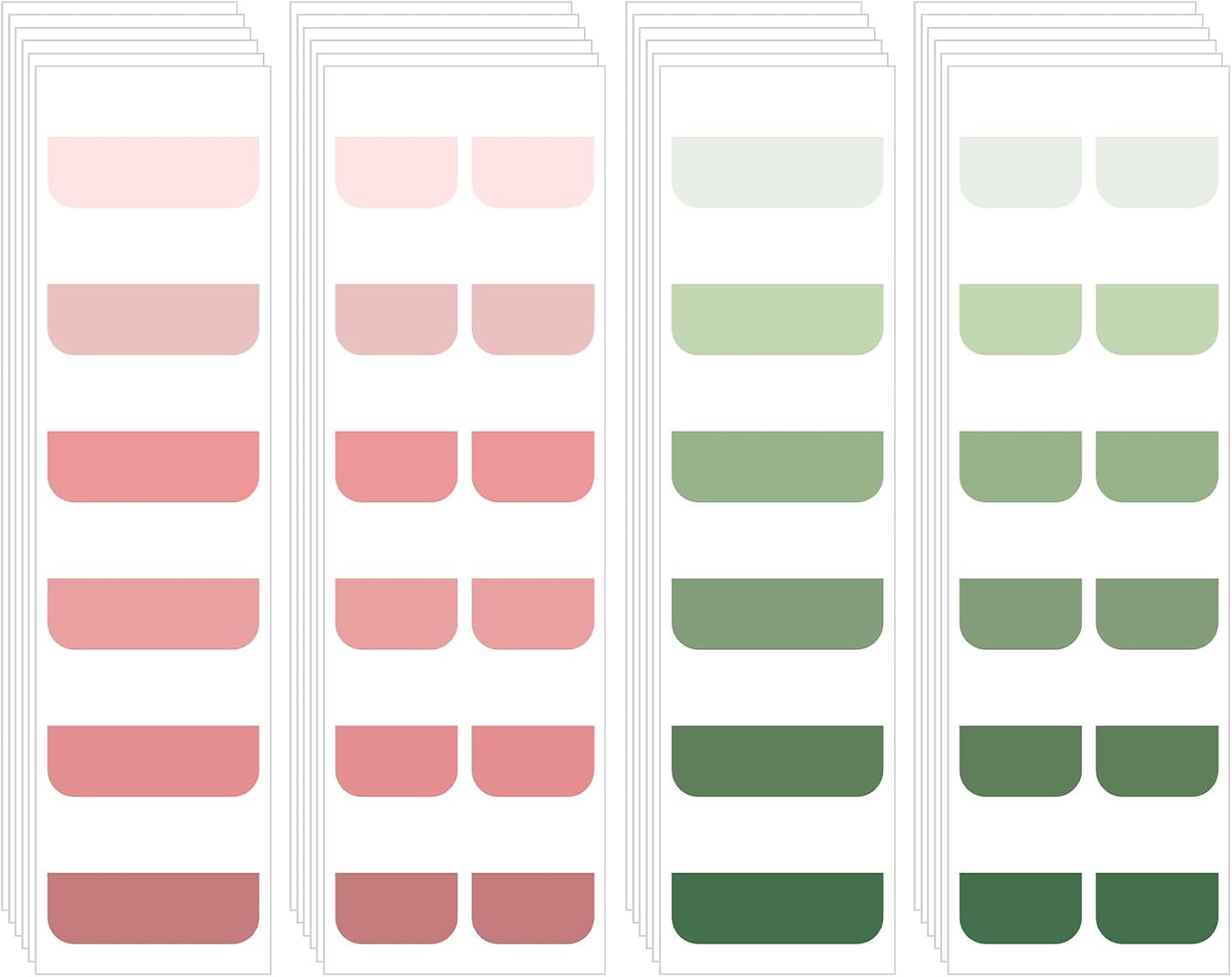 Amazon.com : Classicseali 360PCS Bookmark Tabs,Green and Pink Sticky ...