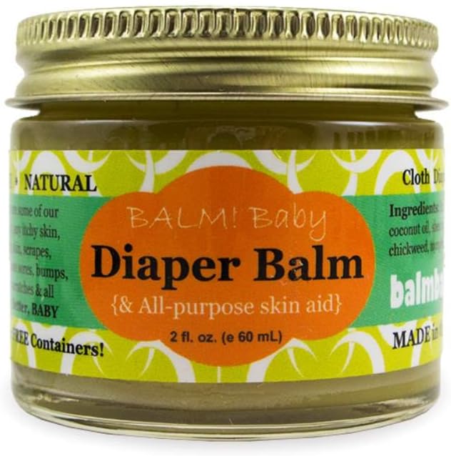 Amazon.com: BALM! Baby Diaper Balm - Organic Diaper Rash Cream – Cloth ...