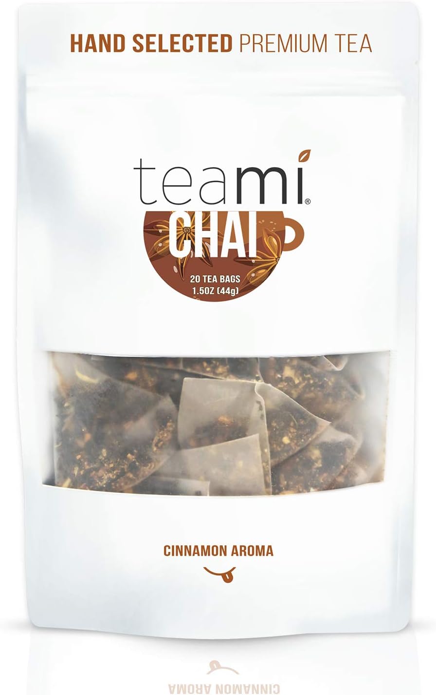 Amazon.com : Tea India Chai Moments Ginger Turmeric Chai Tea Instant ...