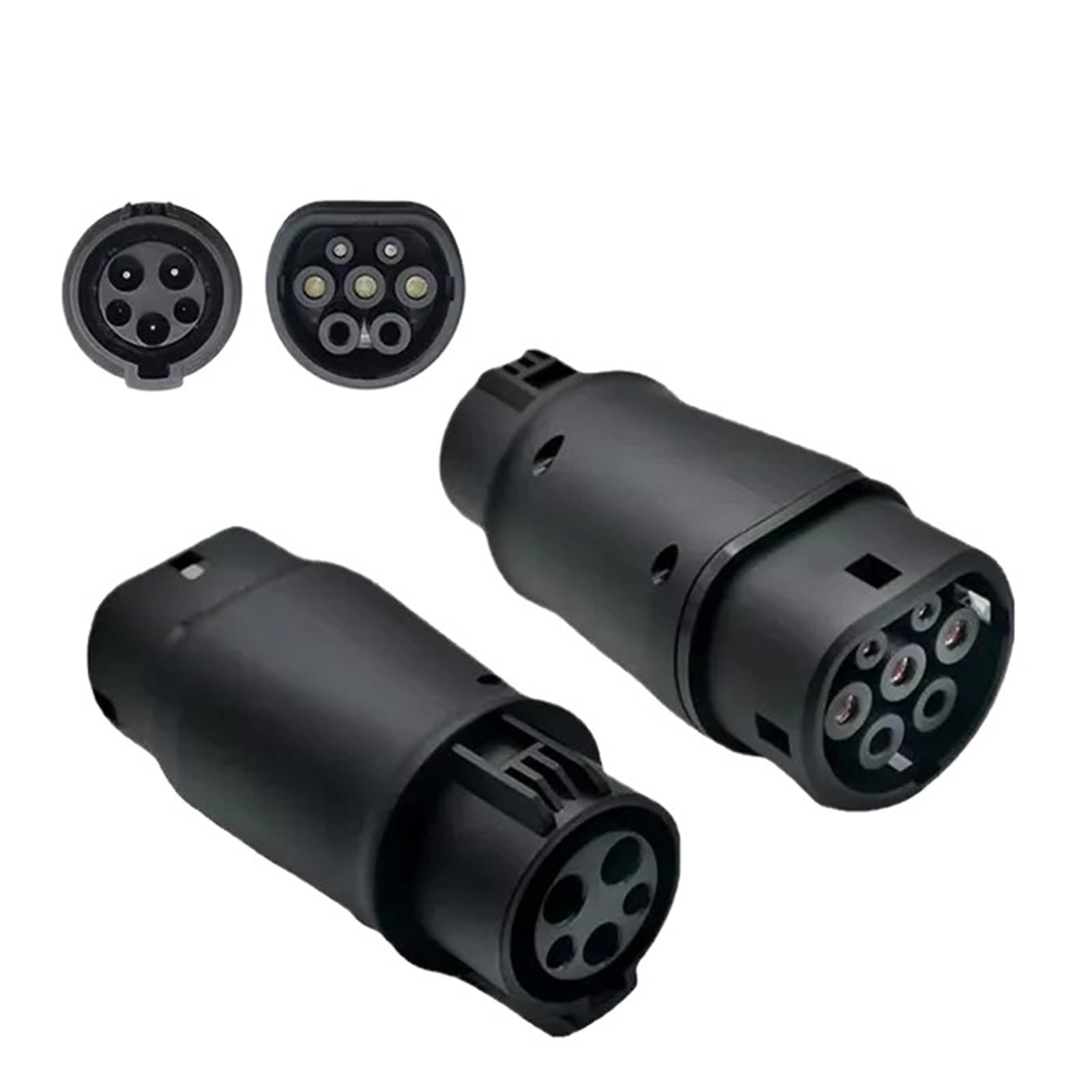 JIEBMEI Conector de Carga for vehículos eléctricos Tipo 2 a Tipo 1 ...