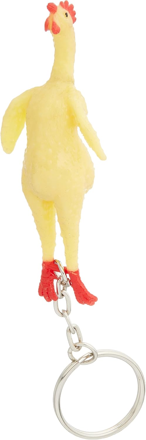 Amazon.com: Rubber Chicken Key Chains - 12 per Order by SmallToys ...