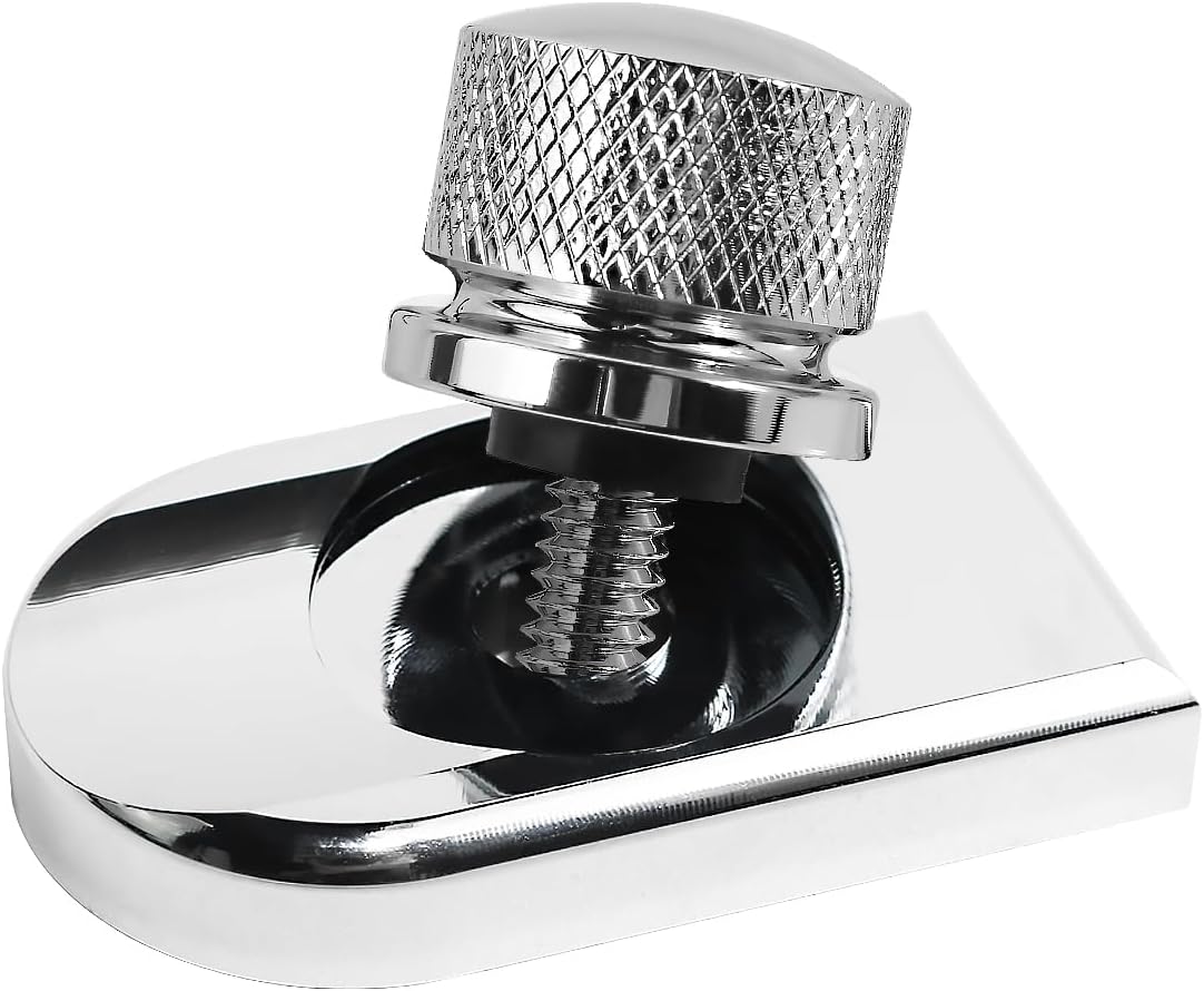 Amazon.com: Chrome Seat Bolt Nut Tab Screw Mount for Harley Touring ...
