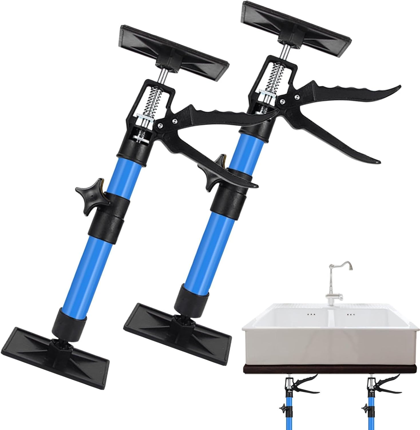 Cabinet Jack - 2Pcs Cabinet Lift Jack | 3rd Hand Support Pole | Cabinet ...