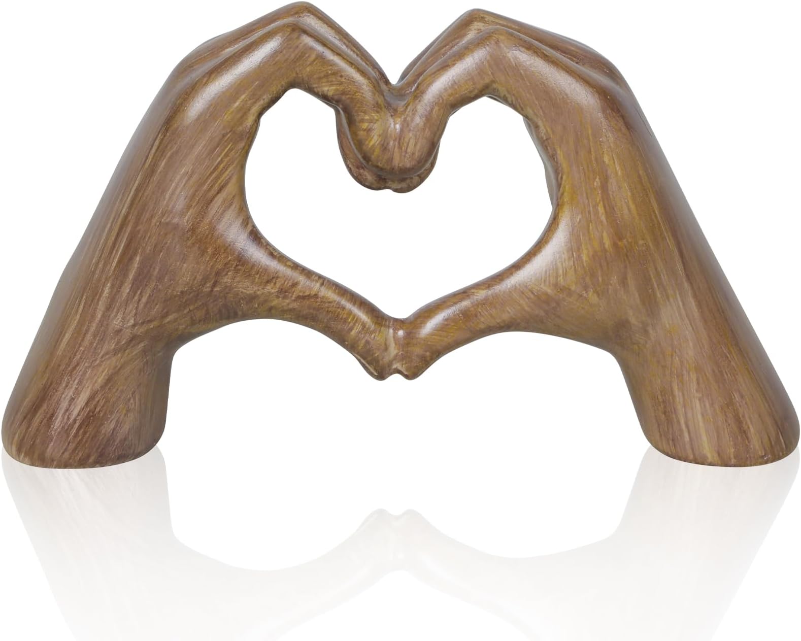 Amazon.com: Toparad Heart Hands Sculpture Aesthetic Decor, Love Hands ...