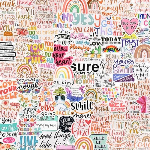 Book Stickers, 100PCS Reading Bookish Stickers, Motivational Quote ...