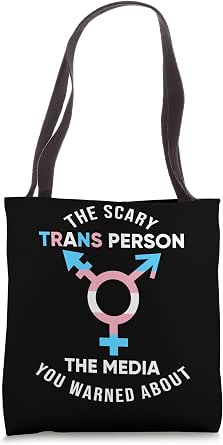 Amazon.com: Transgender Day of Visibility - The Scary Trans Person Tote ...