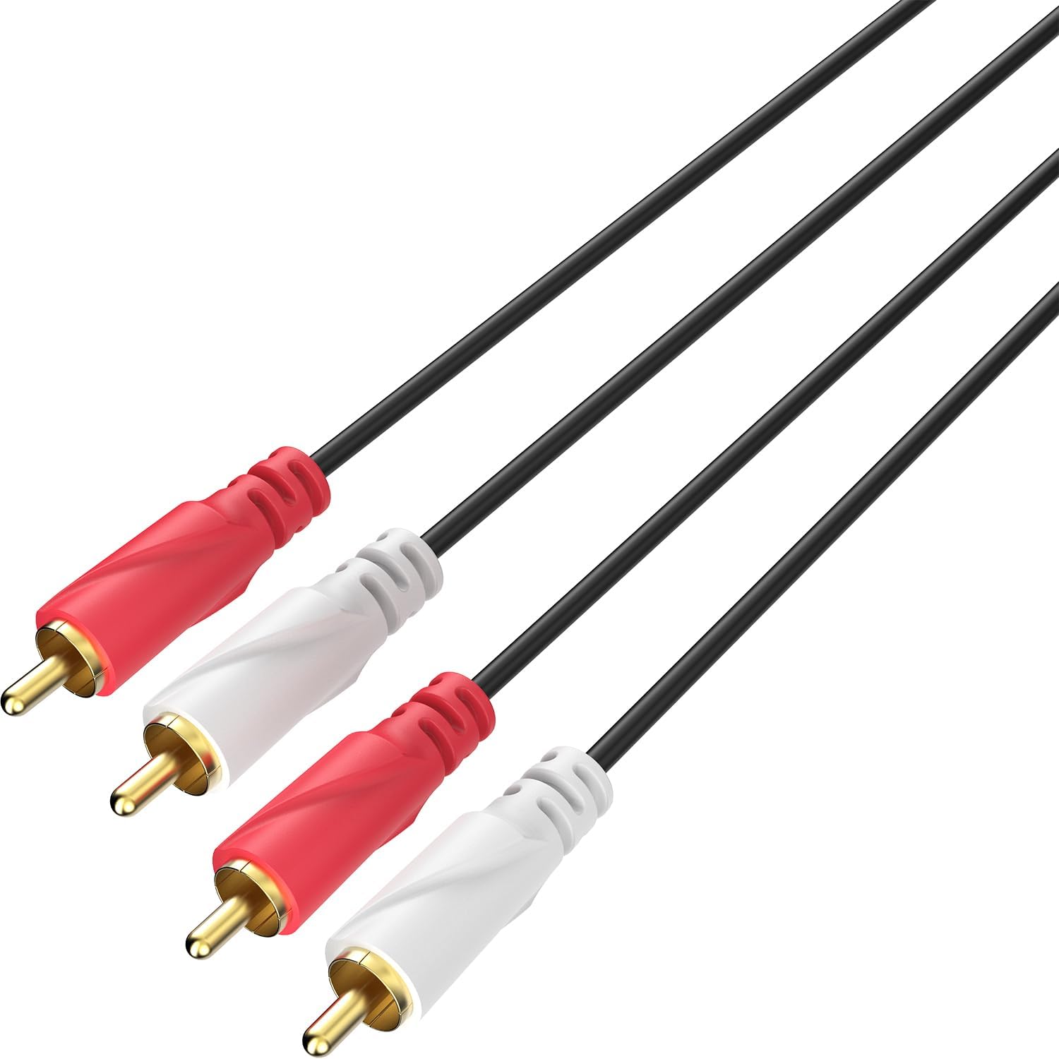UGREEN RCA Cable 2RCA Male to 2RCA Male Stereo Audio Cable Gold Plated ...