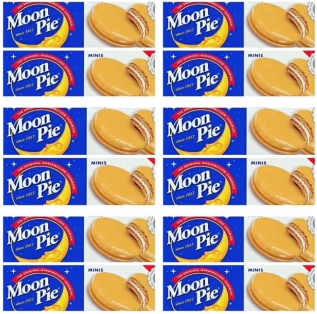 Amazon.com: Mini Moon Pies Bulk 72 Individually Wrapped Moon Pie 12 ...