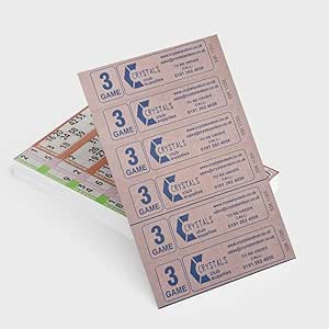 6000 3 GAME PAGE BINGO BOOKS 6 TO VIEW VALUE TICKET LIKE JUMBO BOLD ...