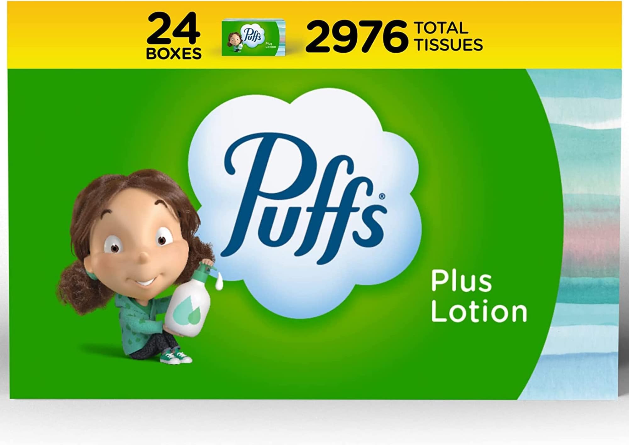 Amazon.com: Puff Plus Lotion Facial Tissue, Puffs Plus Facial tissues ...