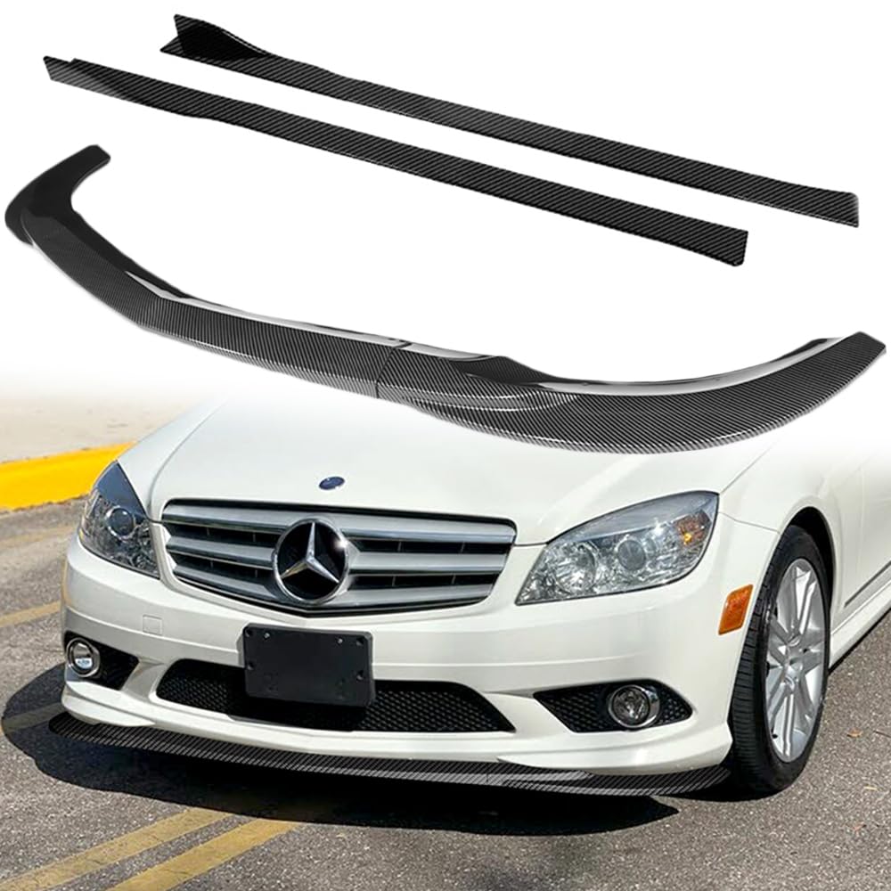 TYEWR4633 Car Front Bumper Lip Body Kit Spoiler Compatible For Mercedes ...