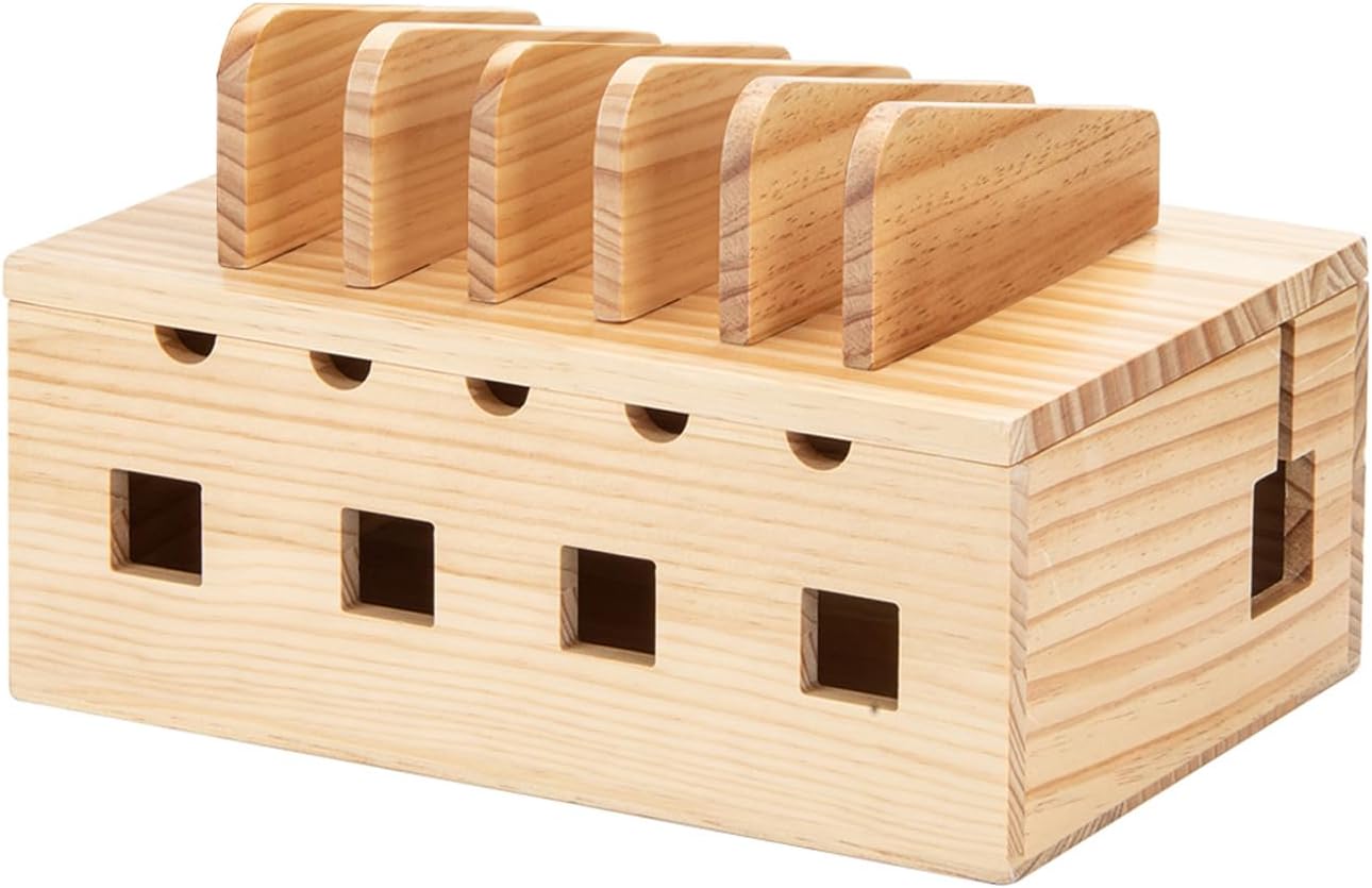 Amazon.com: Cell Phone Charging Stations, wooden charger organizer ...