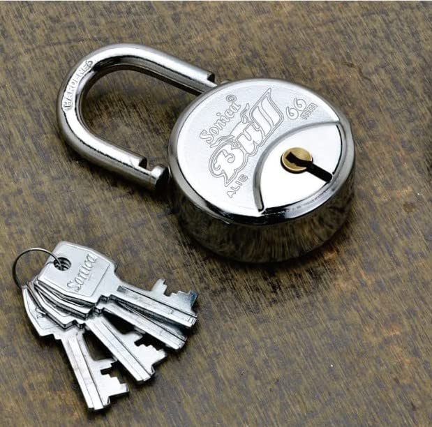 Sonica Bull Round Heavy Duty Latest Double Locking Technology Extra ...