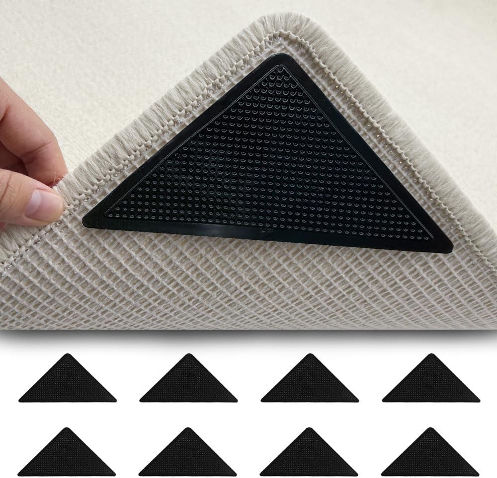 Amazon.com: Ubozaw Non Slip Rug Gripper, 8 Pcs Rug Tape for Area Rugs ...