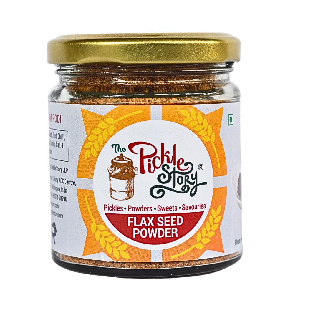 The Pickle Story - Flax Seed Powder - Avasa Ginjala Karam 100 Grams ...