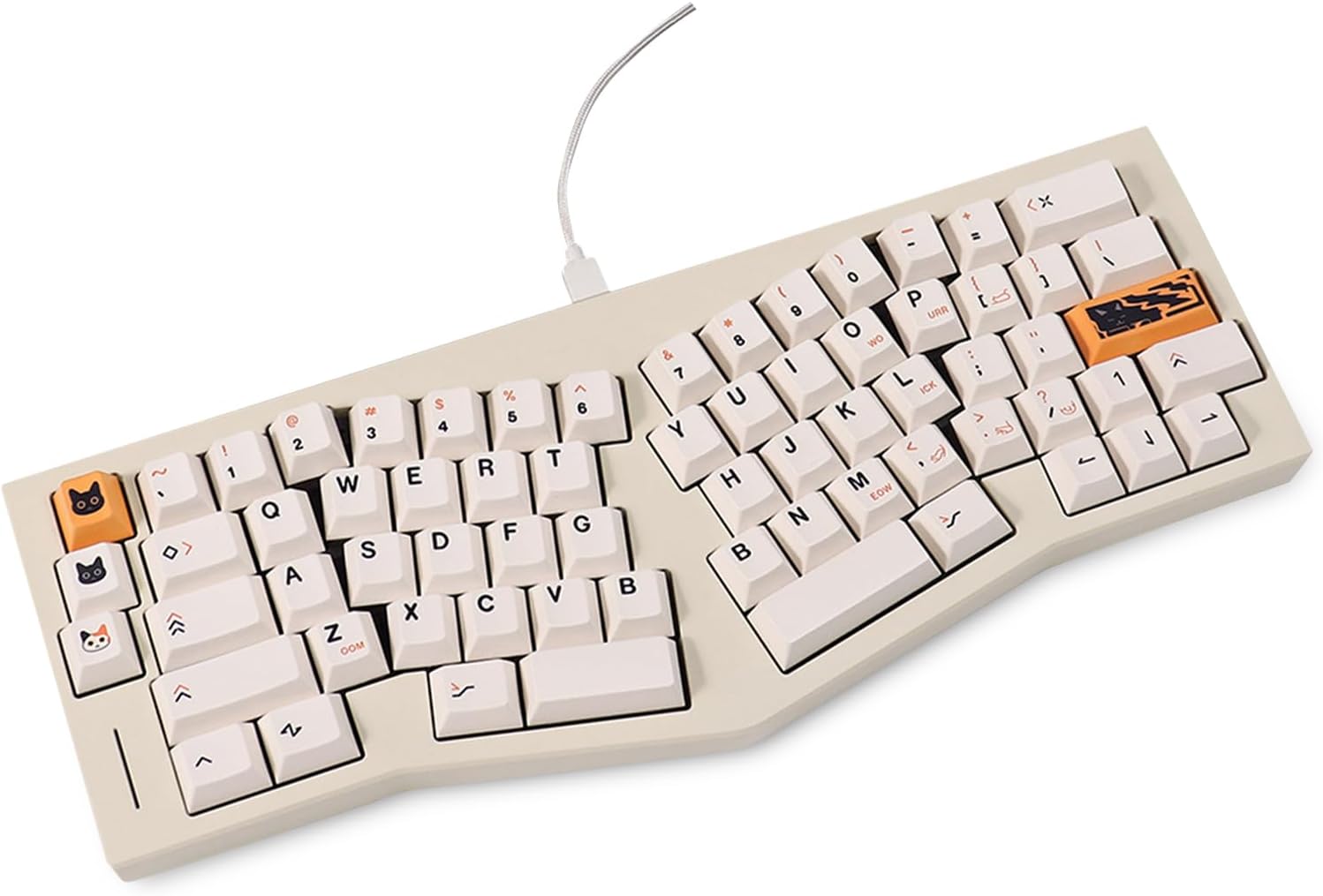 Amazon.com: WEIKAV A67 Ergonomic Mechanical Keyboard Alice Mechanical ...