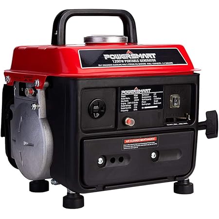 Amazon.com : PowerSmart Generator, 1200 Watts Portable Generator ...