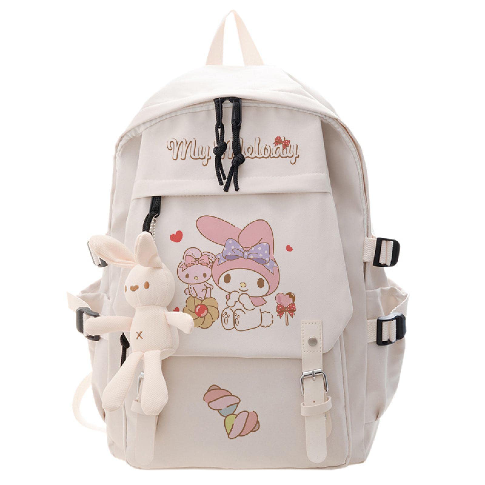 Buy NA My melody Backpack School Bag With Accessory Plush My melody ...