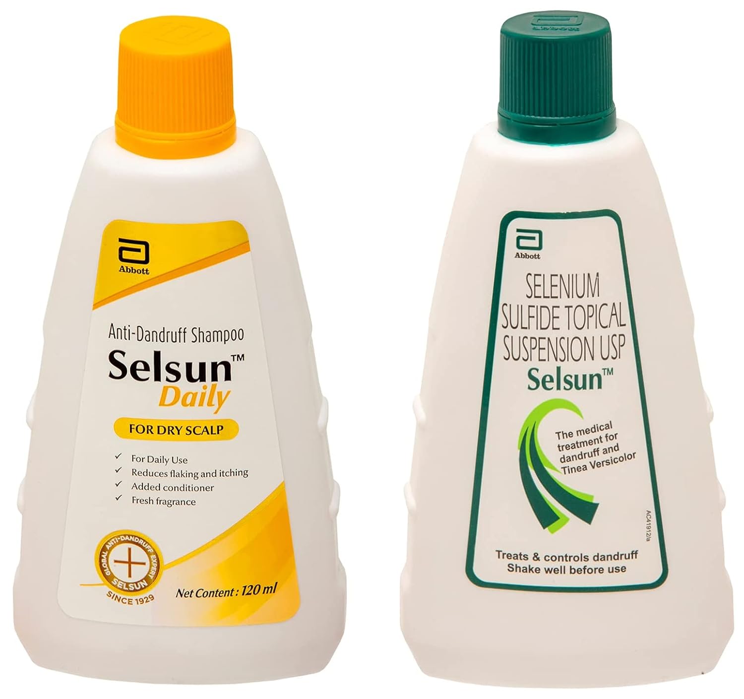 Buy Selsun Daily Anti-Dandruff Shampoo for Dry Scalp 120 ml & Selsun ...