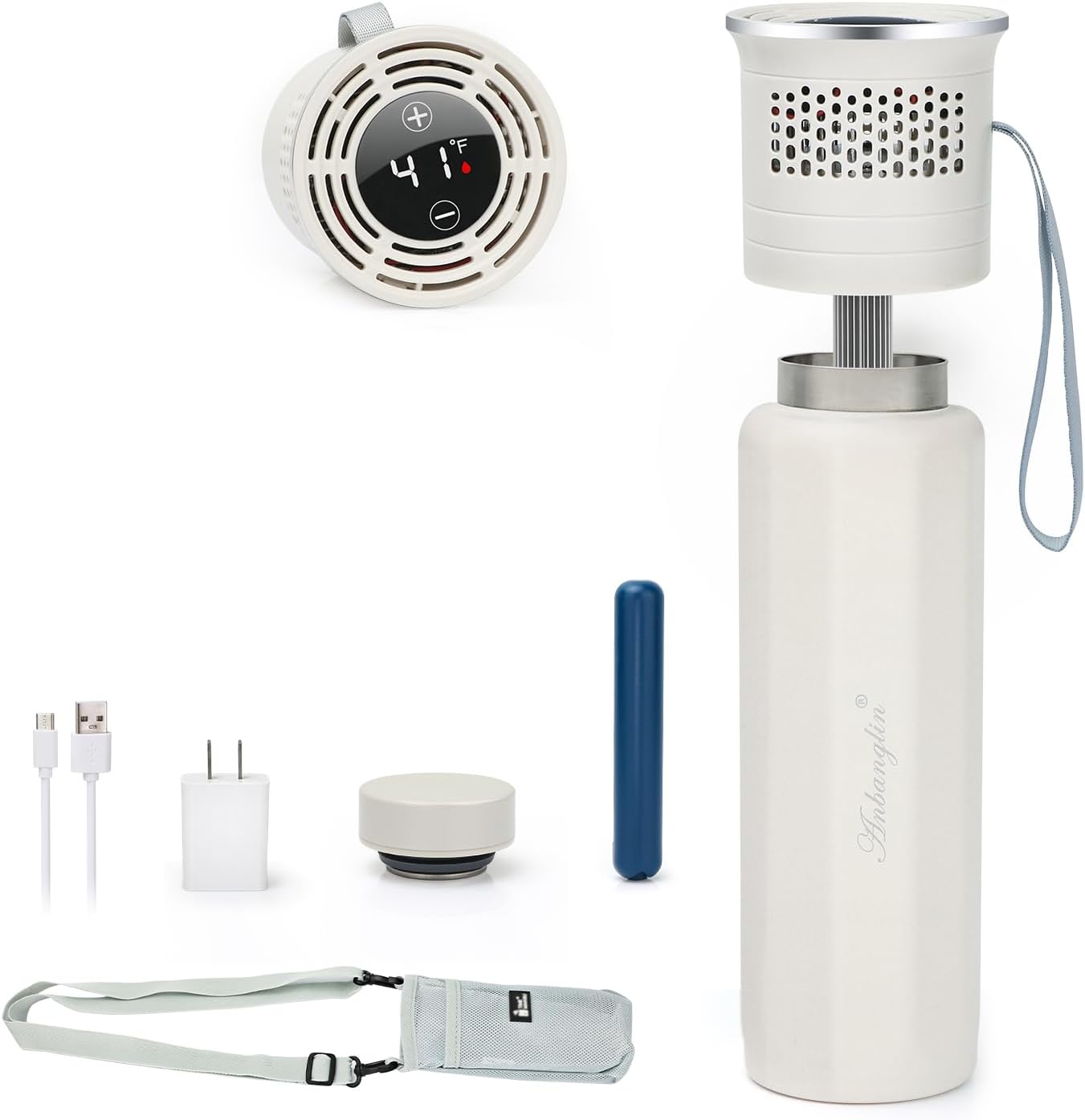 Amazon.com: Anbanglin Electric Insulin Cooler Travel Case, TSA Approved Medication Cooler for ...