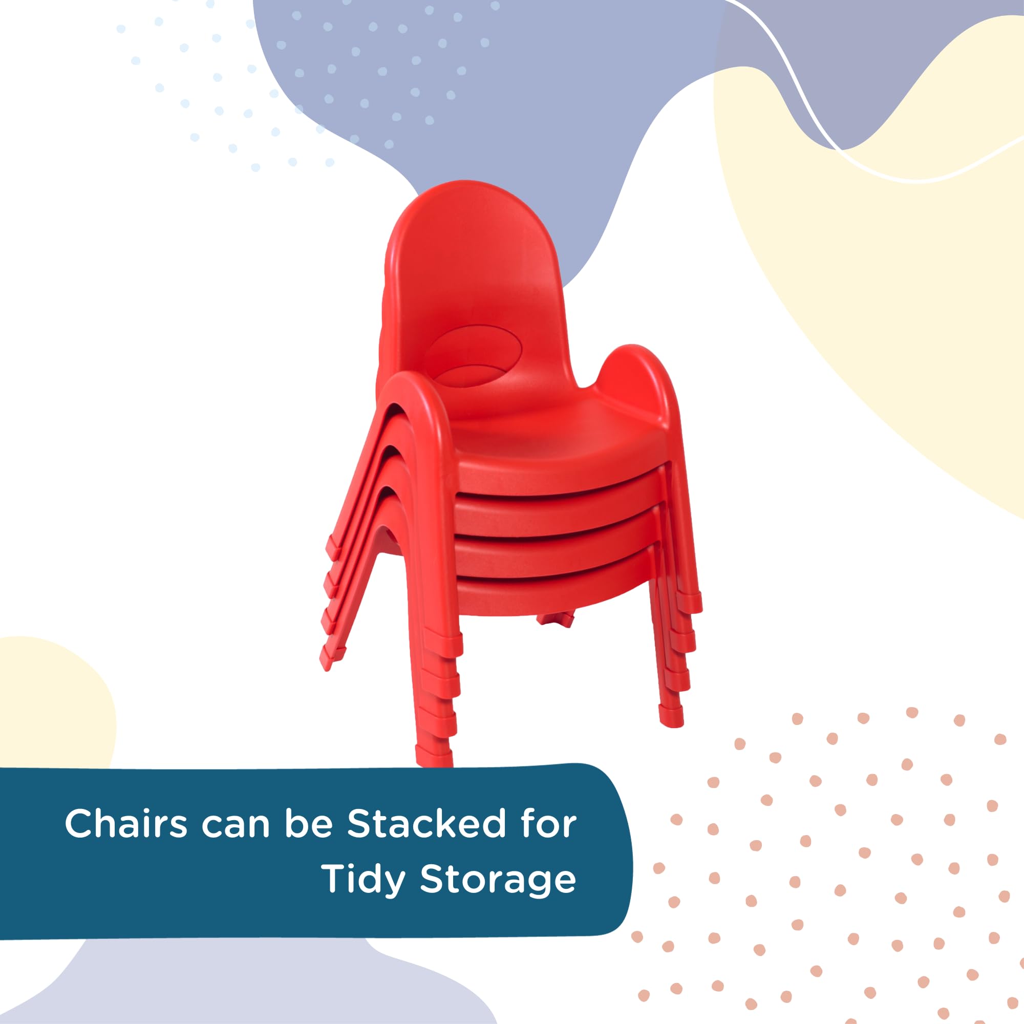 Lifetime Lime Green Stacking Kids Chair (Set Of 4) 80473, 45% OFF