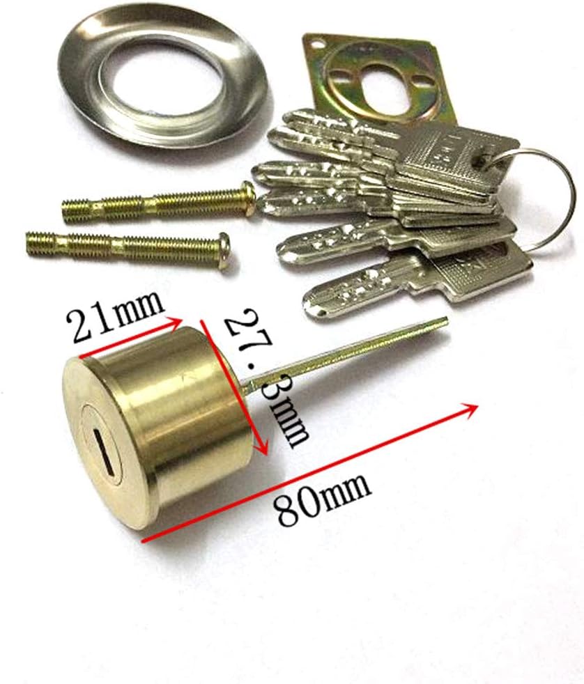 Replacement Rim Cylinder Set, Security Rim Cylinder Door Lock ...