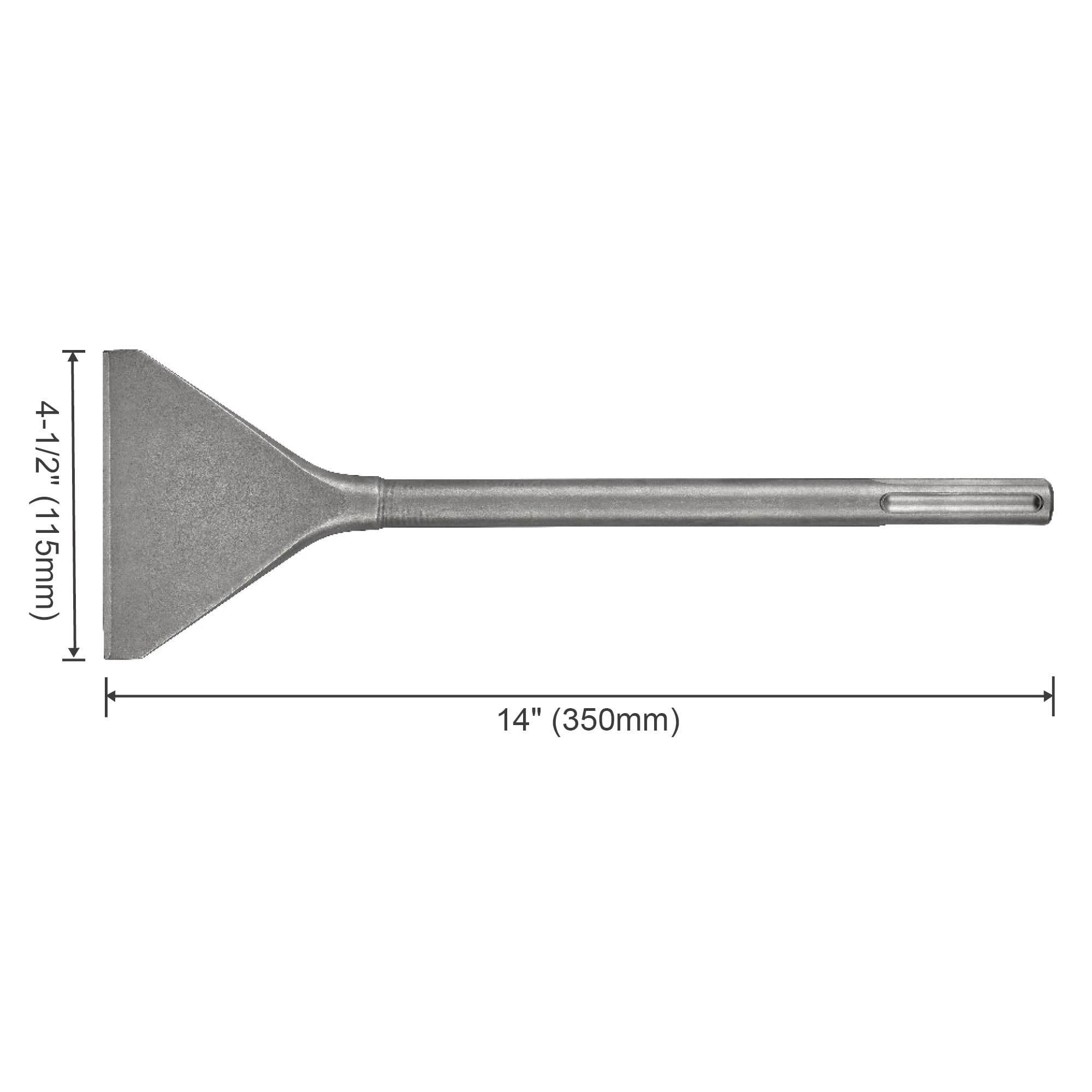 Snapklik.com : SPKLINE 4-1/2 Inch Wide Tile & Thinset Scaling Chisel ...