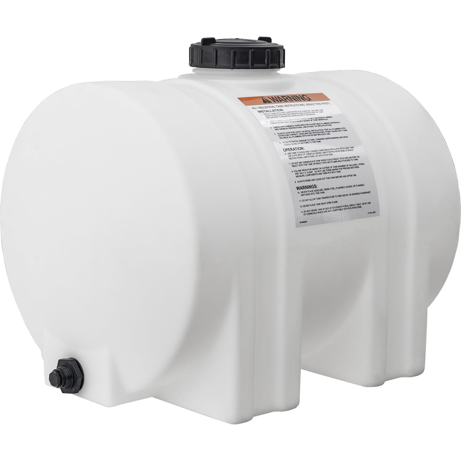 Amazon.com: Romotech 82126189 Horizontal Polyethylene Reservoir Water ...