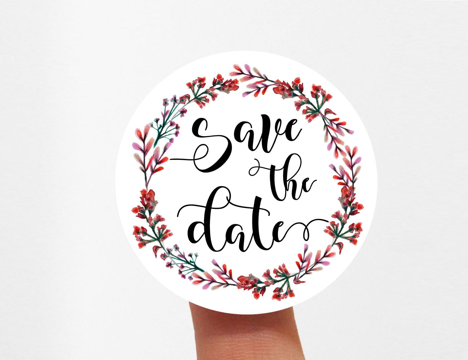 Amazon.com: ZLKAPT 120PCS Save The Date Premium Wedding Stickers ...