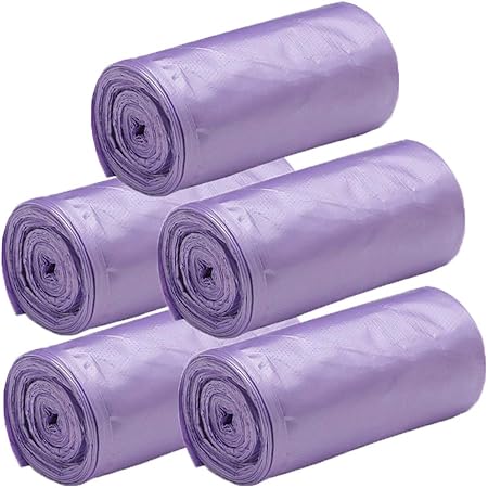 Amazon.com: Purple Trash Bags (10, 14 GALLONS) Made in USA : Health ...