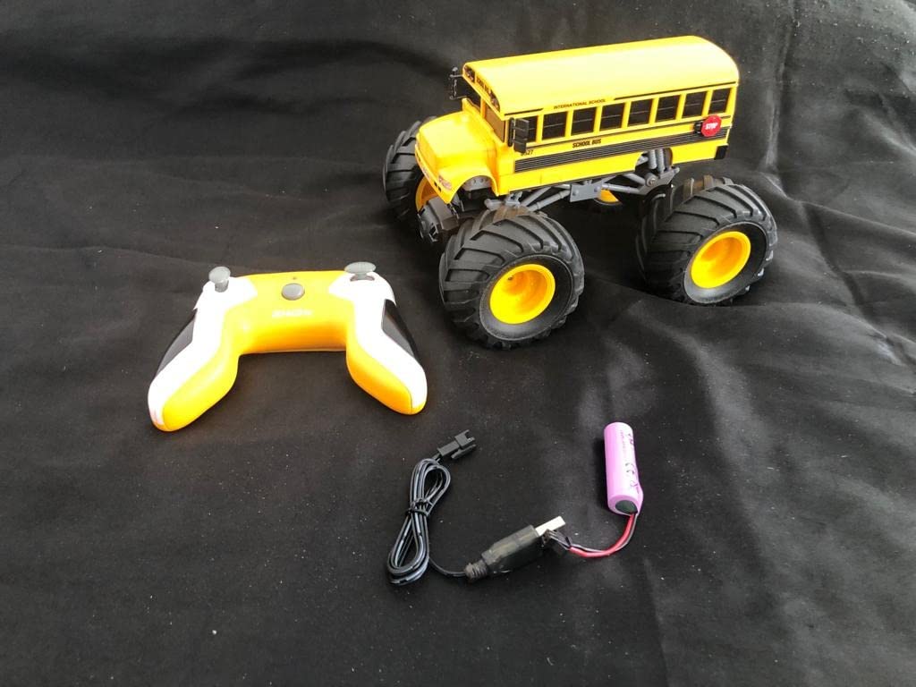 Amazon.com: Remote Control Monster Truck - 1:18 Scale RC Fire Truck, 2 ...