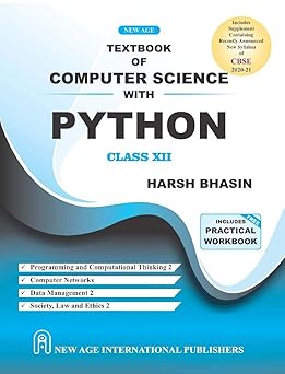 Textbook Of Computer Science With Python : Bhasin, Harsh: Amazon.in: Books