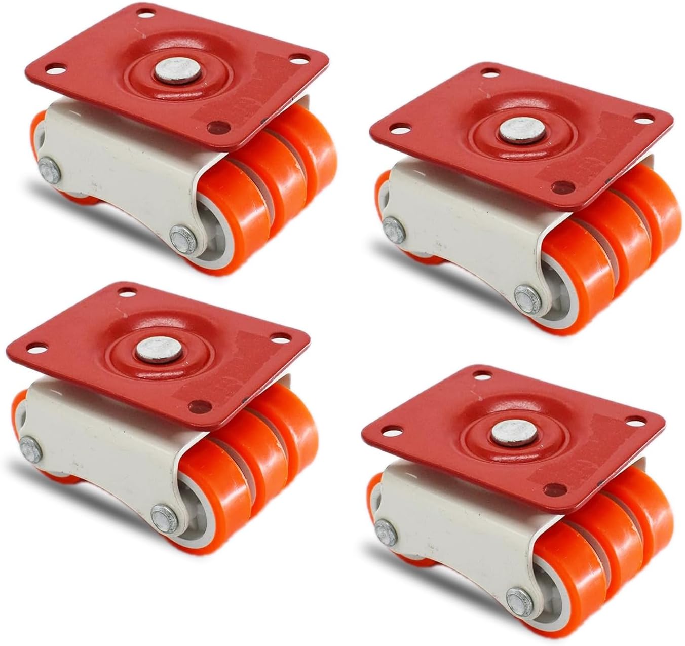 NOAHARK Heavy Duty Fixed Caster Wheels| Bed Casters for Heavy ...