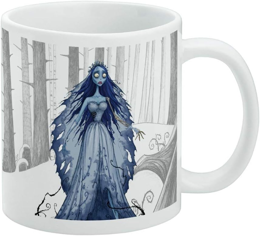Amazon.com | Corpse Bride Bride Ceramic Coffee Mug, Novelty Gift Mugs ...