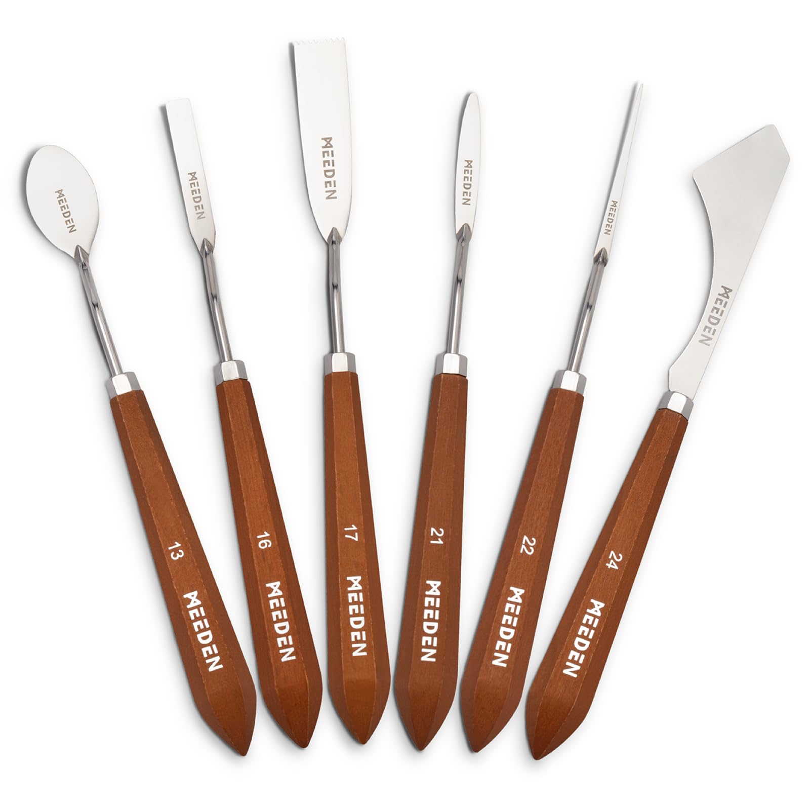 Snapklik.com : MEEDEN Artist Painting Knife Set: 6Pcs Unique-Shaped ...