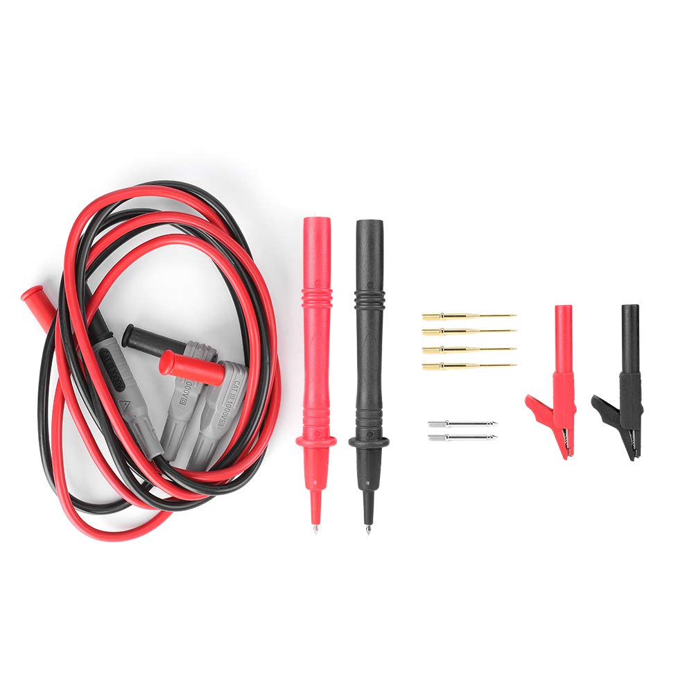Test Leads Kit, Electronic Multimeter Test Leads Kit Safe Convenient ...
