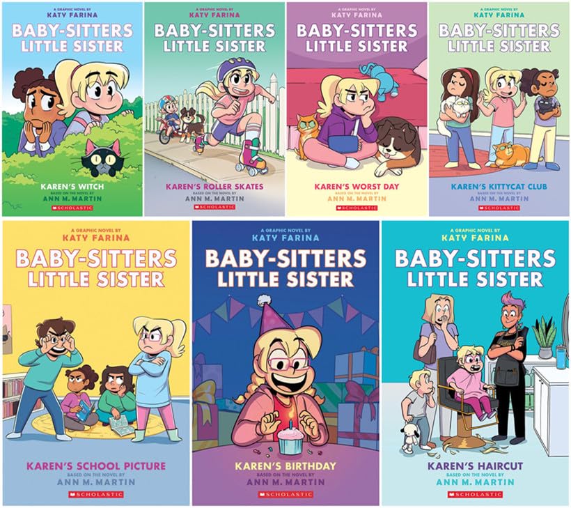 Baby-Sitters Little Sister Graphix Series 7 Books Set: Ann M. Martin ...