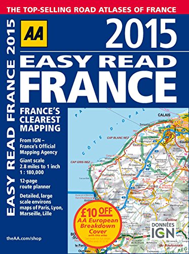 AA Easy Read France 2015: Amazon.co.uk: AA Publishing: 9780749576684: Books