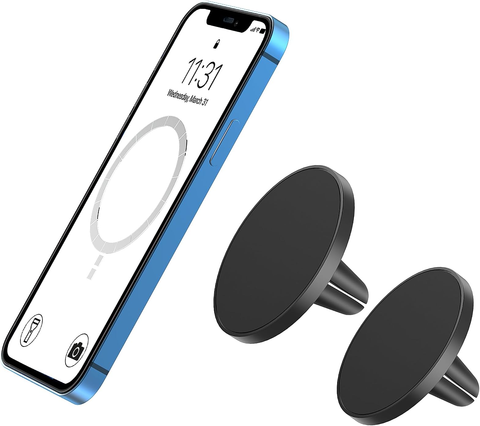 Amazon.com: VICSEED Car Phone Mount Magnetic Phone Car Mount Magnet Air ...