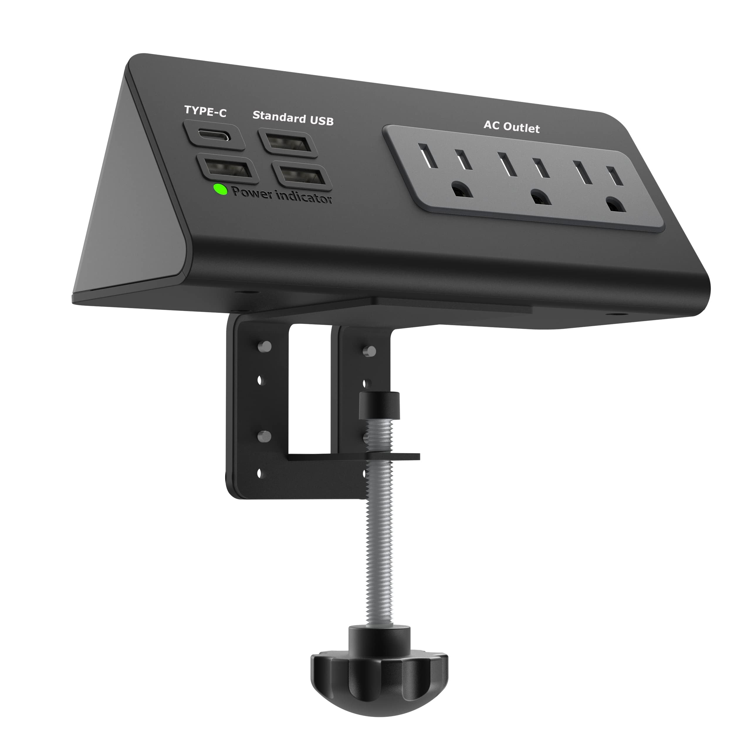 Power Charge Station Edge clamp Mount with USB-C Ports，Tabletop Surge ...