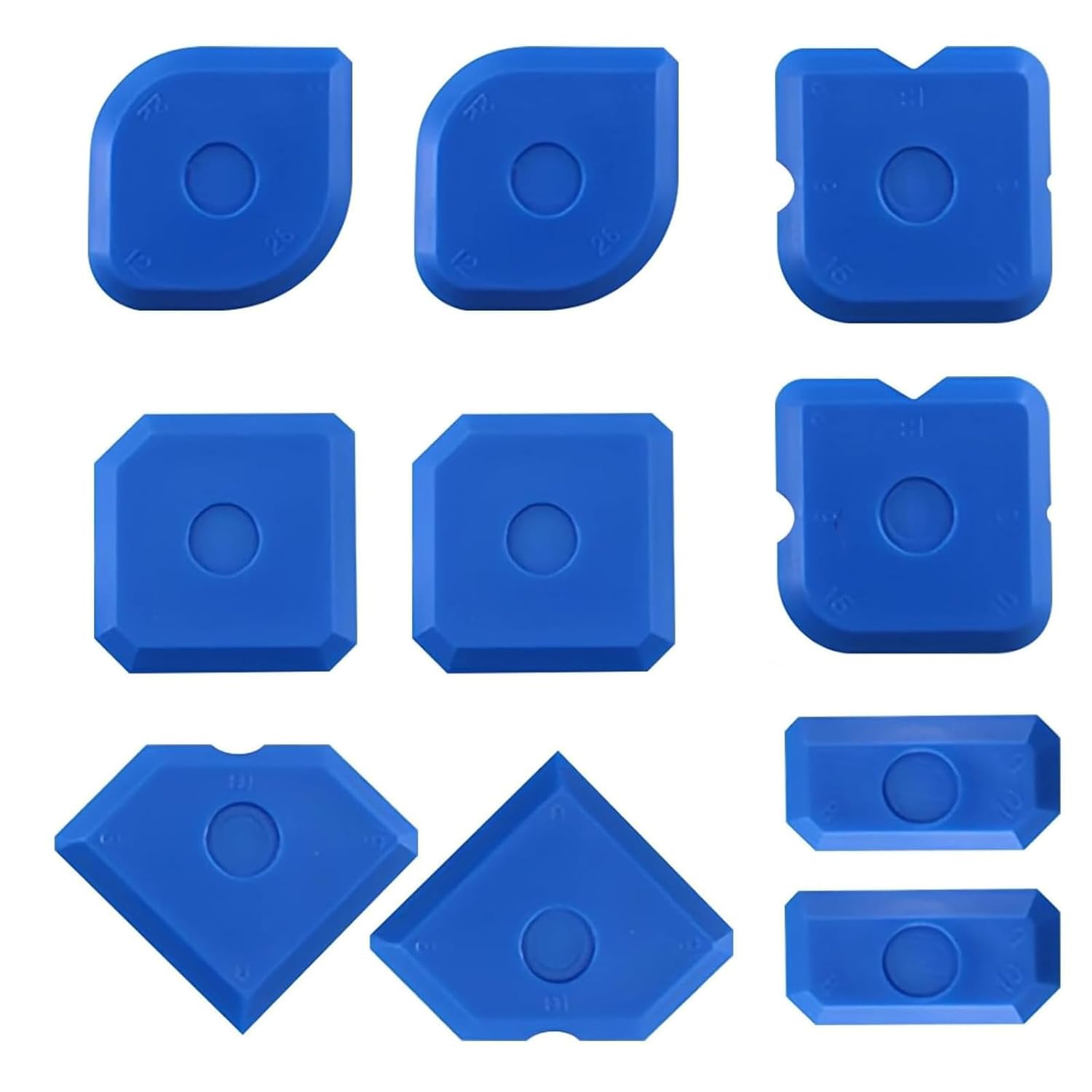 10Pcs Silicone Tool, Caulking Tool, Sealant Tool, Durable and Reusable Silicone Smoothing Tool ...