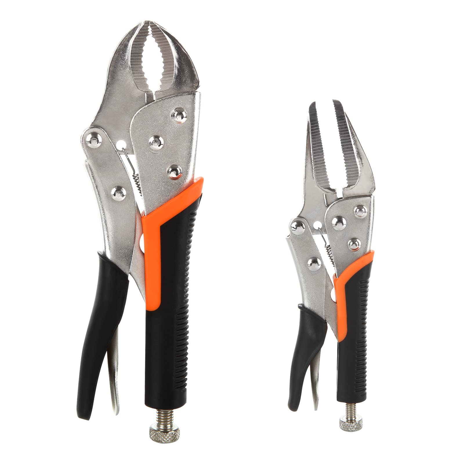 Buy LIVTE 2 Pack Vise Grip Pliers Set, 6 Inch Long-Nose Locking Plier ...