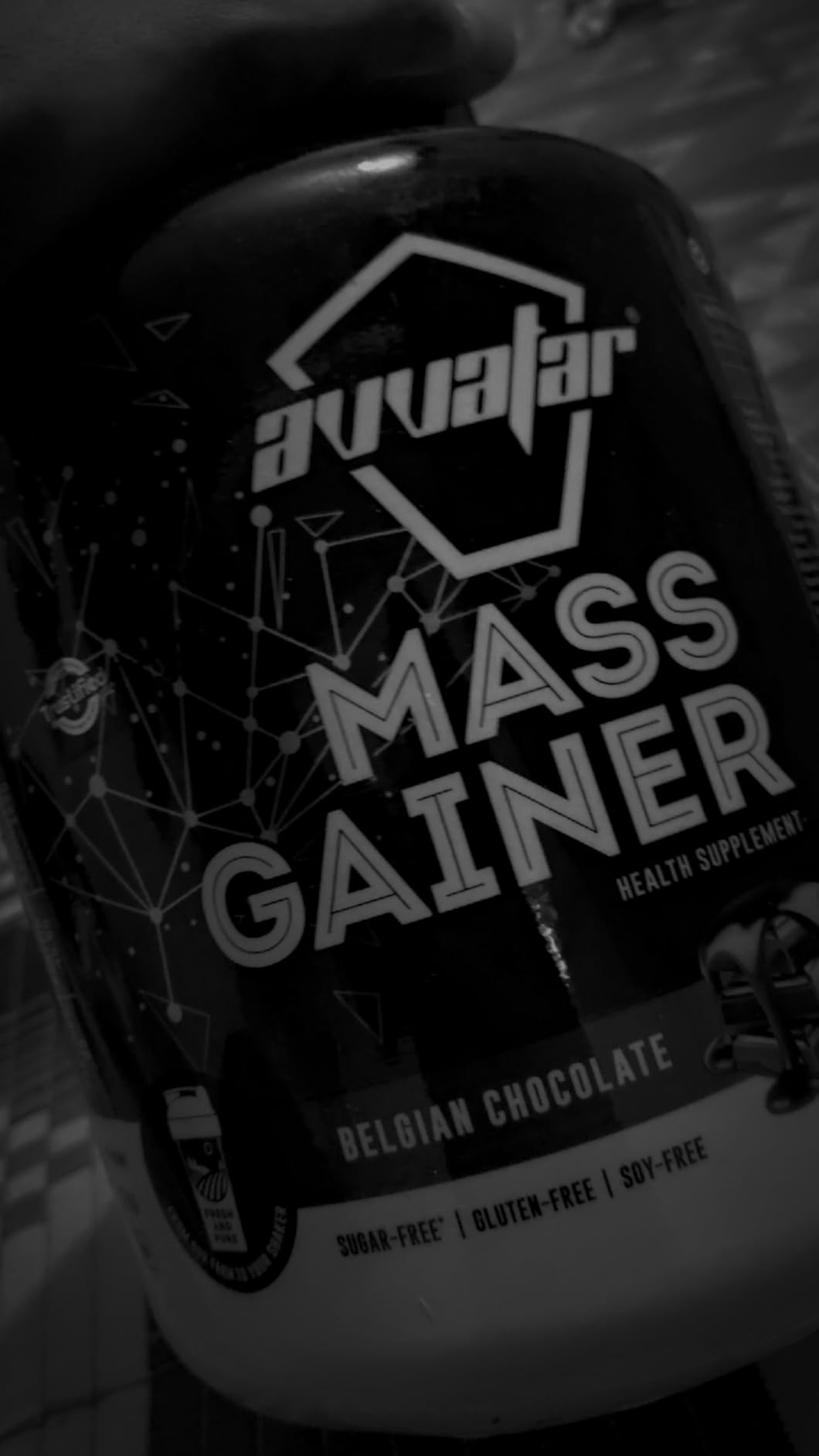 avvatar MASS GAINER WHEY PROTEIN | 2 Kg | Belgian Chocolate Flavour ...