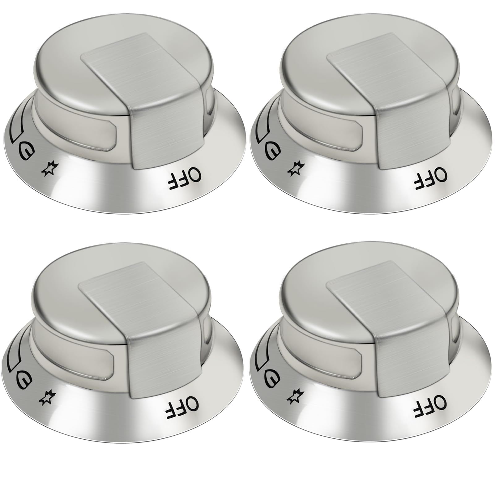 Amazon.com: (Pack of 4) 318569904 Gas Cooktop Knob, Range Burner Stove ...