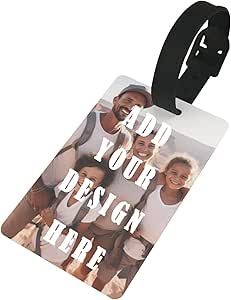 Amazon.com: Custom Luggage Tag Hangtag Flexible Identification Tag for Luggage and Baggage ...